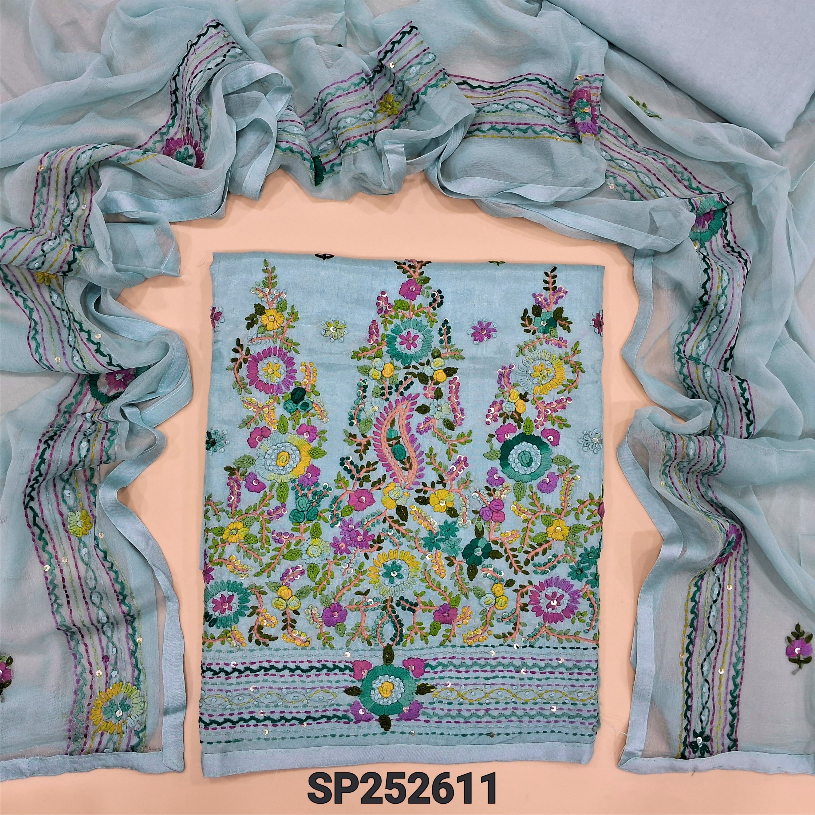 Neidhal Salwar Dress Material for Women - Premium Fabrics